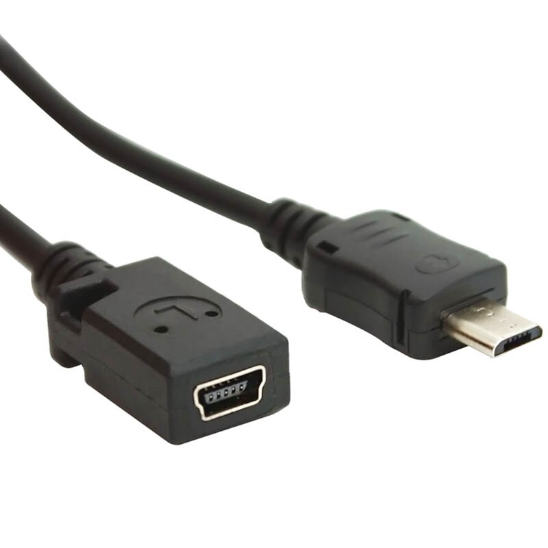 10cm micro USB male to MINI USB 5PIN female extens... – Grandado