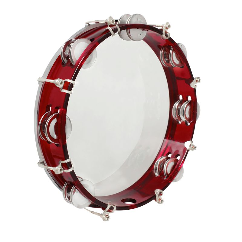 Stainless Steel Self-Tuning Hand Tambourine J93 10... – Grandado