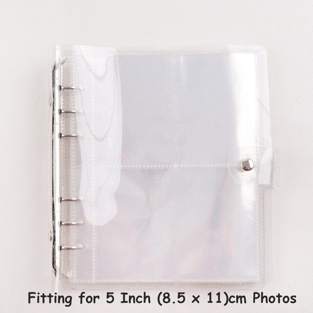 200 Pockets PVC Portable Photo Album Jelly Color K... – Grandado