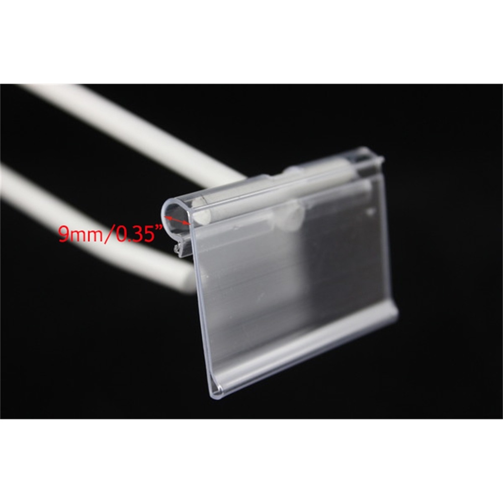 60pcs Plastic Sign Label Holder Hanging Hook Shelf... – Vicedeal