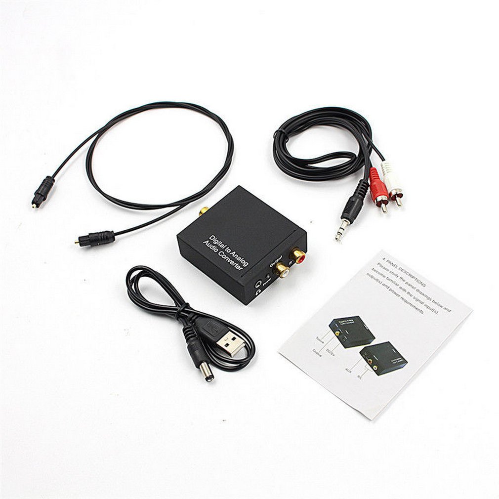 3.5Mm Digitale Coax Optical Naar Analoog L/R Rca A... – Vicedeal