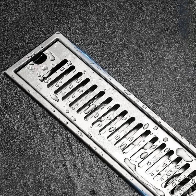Rectangular Linear Shower Floor Drain Long Linear ... – Grandado