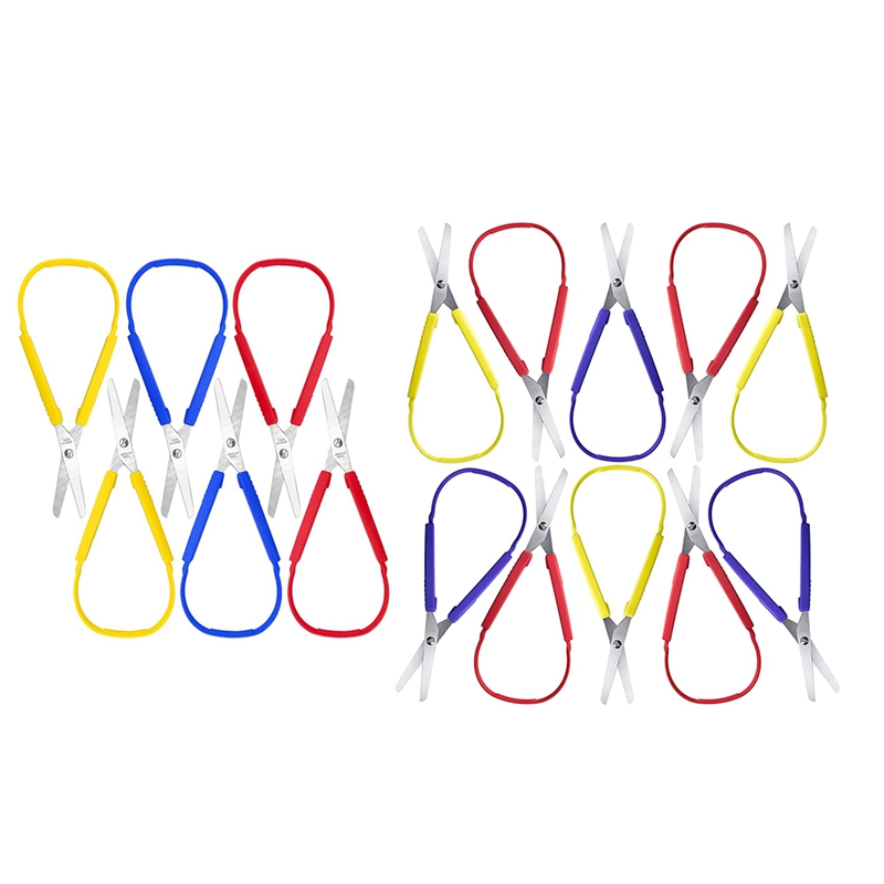 Loop Schaar Grip Schaar Kleurrijke Zelf-Opening Ad... – Vicedeal