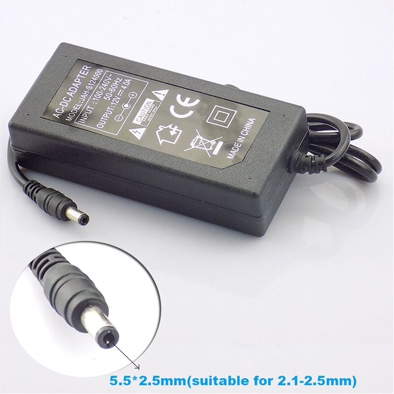 DC 12V 4A Monitor Power Adapter Power Supply +1 to... – Vicedeal