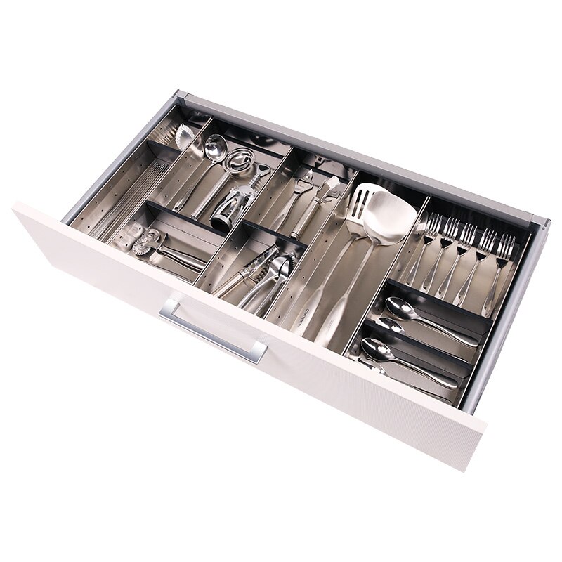Kitchen Drawer Storage Box Thick Stainless Steel P... – Grandado