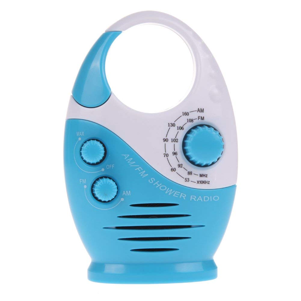 Mini AM FM Waterproof Hanging Bathroom Built-in Sp... – Vicedeal