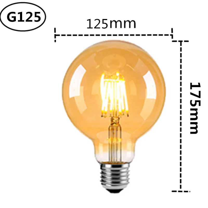 Edison Gloeilamp T45 St64 G80 G95 G125 4W 6W 8W 22... – Grandado