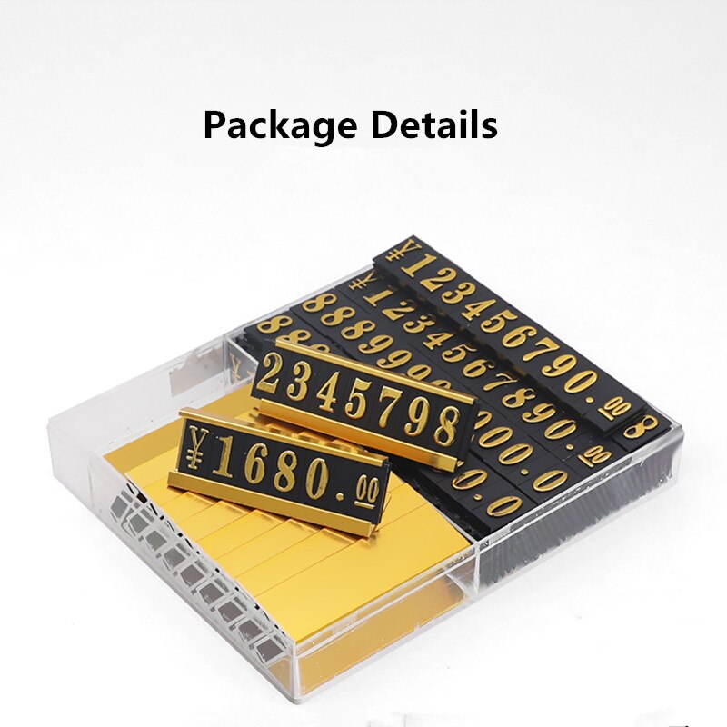 20 Sets Price Strip Digital Plastic Jewelry Price ... – Grandado