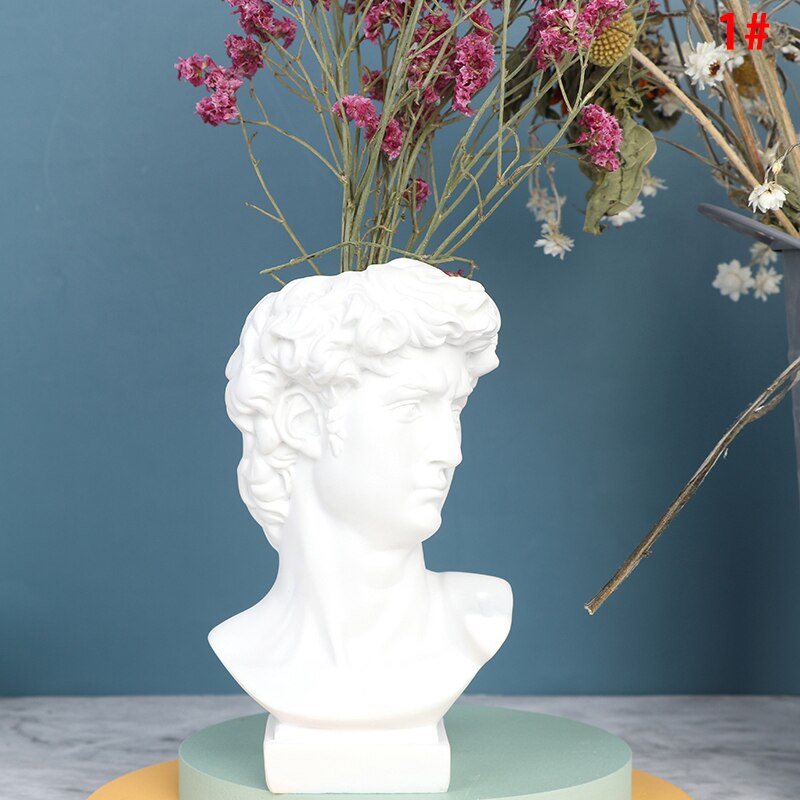 Modern Nordic Style Portrait Vase Human Head Decor... – Grandado