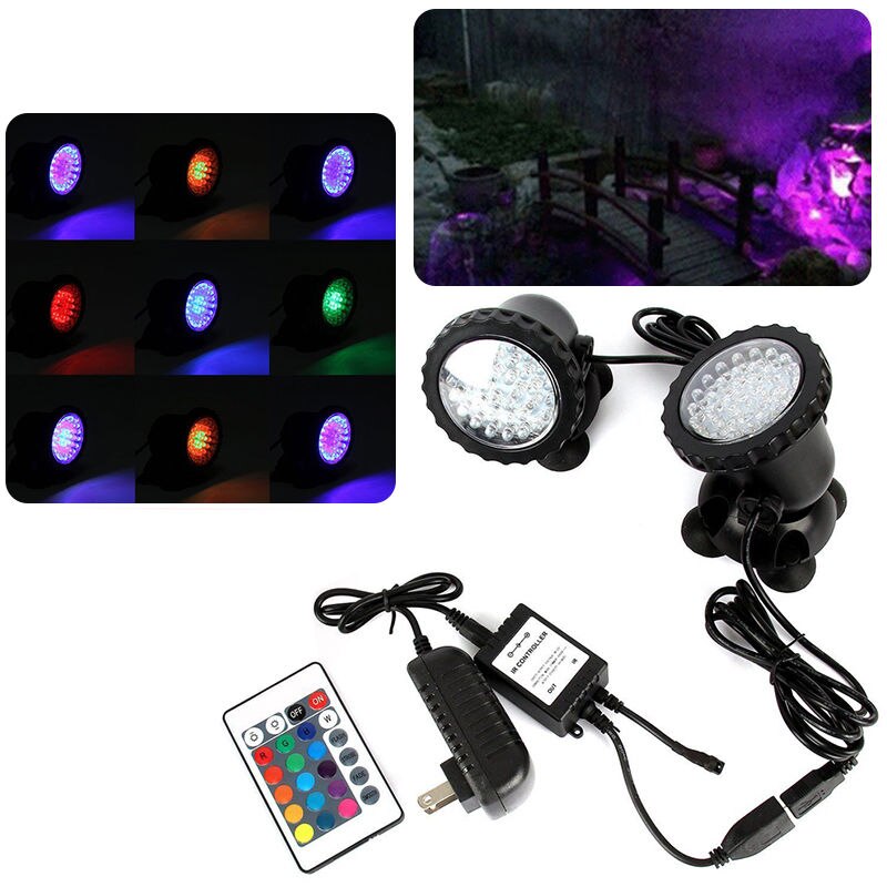 IR Remote Controlled RGB submersible Spotlight Und... – Vicedeal