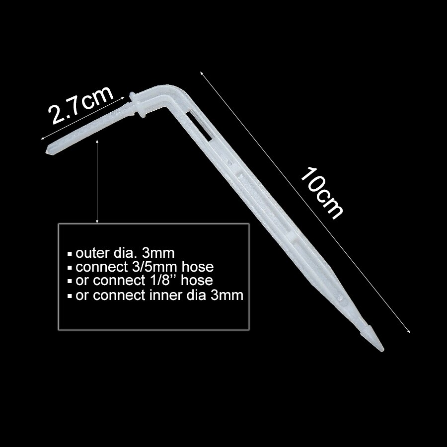 20PCS Transparent White Drip Emitter Bending Arrow... – Grandado