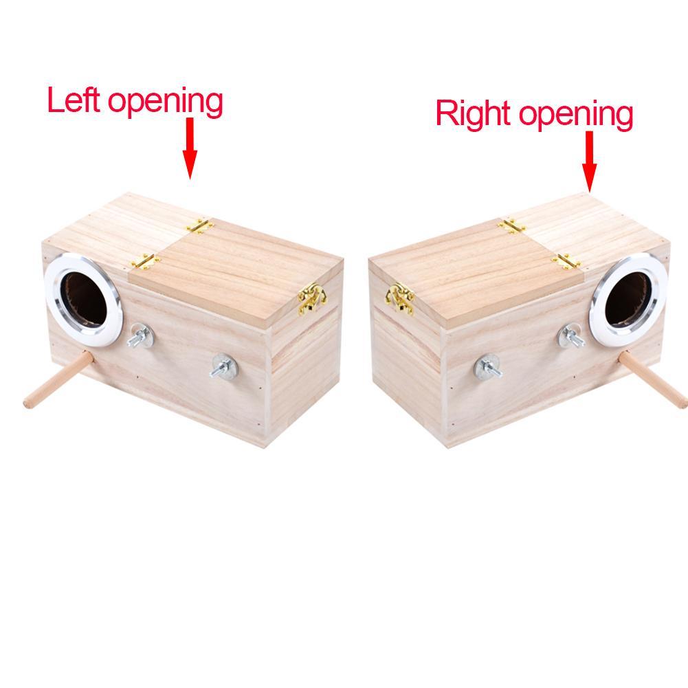 1PC Wooden Bird Breeding Box Small Nesting Box Hat... – Vicedeal