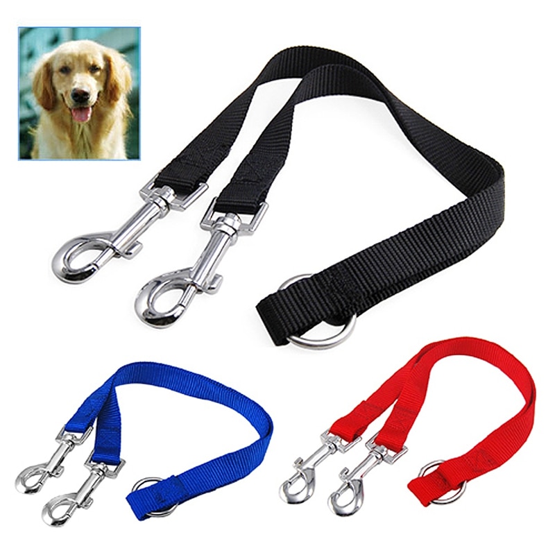 Duplex Double Dog Coupler Twin Lead 2 Way Two Pet ... – Grandado