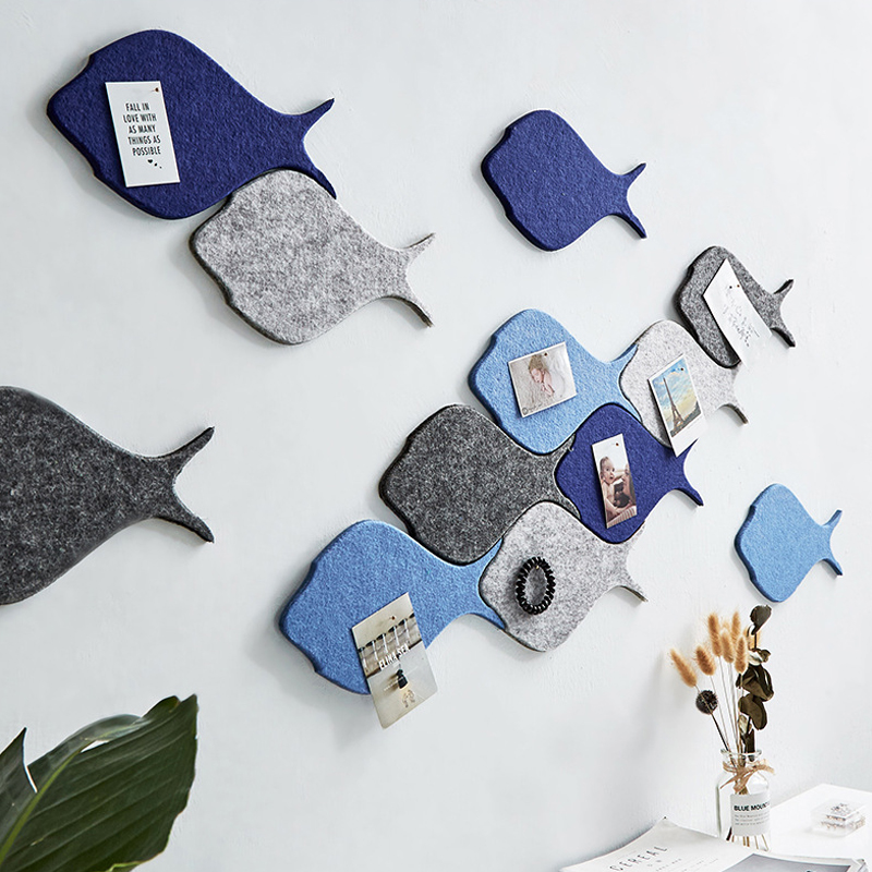 3D DIY Multi-functional Felt Fish-shaped Wall Stic... – Grandado
