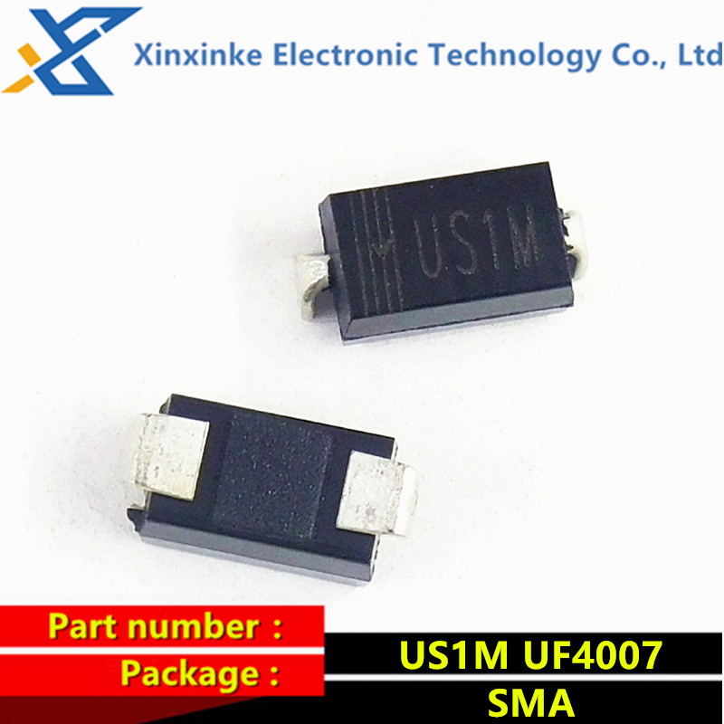 100 Stuks Us1 M Uf4007 1000V/1a Sma Her107 Gelijkr... – Grandado