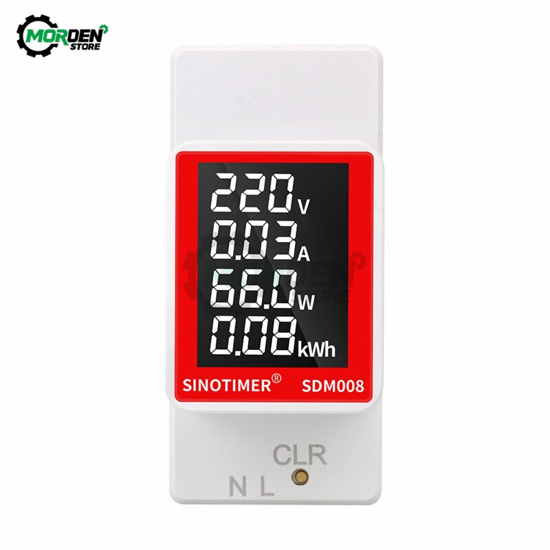 Ac 50V ~ 300V Din Rail Elektriciteit Digitale Mete... – Vicedeal