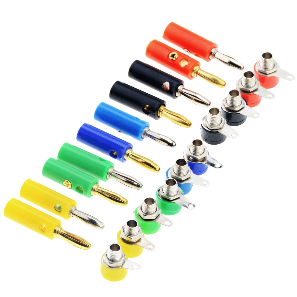 1 set Male And Female 4mm Banana Plug To Insert Co... – Grandado