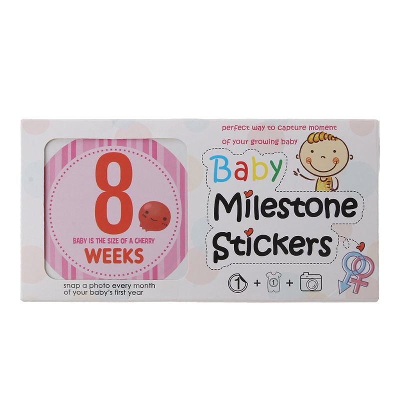 16 Pcs/Set Pregnancy Milestone Stickers Women Phot... – Grandado