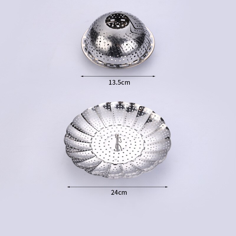 Folding Dish Steam Stainless Steel Food Steamer Ba... – Vicedeal