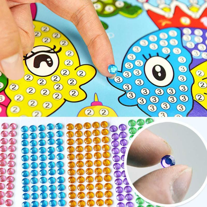 Kids Children Diamond Sticker Crystal Craft DIY Pa... – Vicedeal
