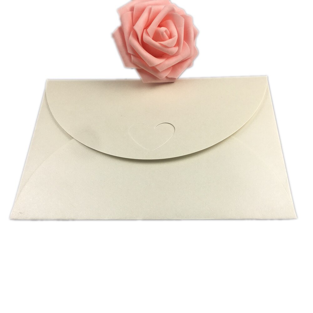 Free 5X Love heart Buckle Pearl Envelopes Wedding ... – Grandado