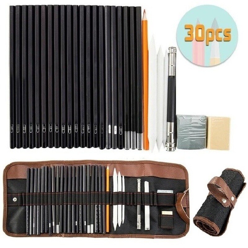 30 Pieces of Sketch Stationery Set Painting Beginn... – Grandado