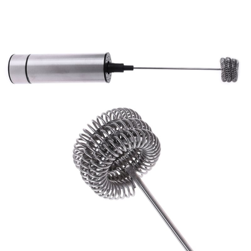 Elektrische handzame roestvrijstalen melkopschuime... – Vicedeal