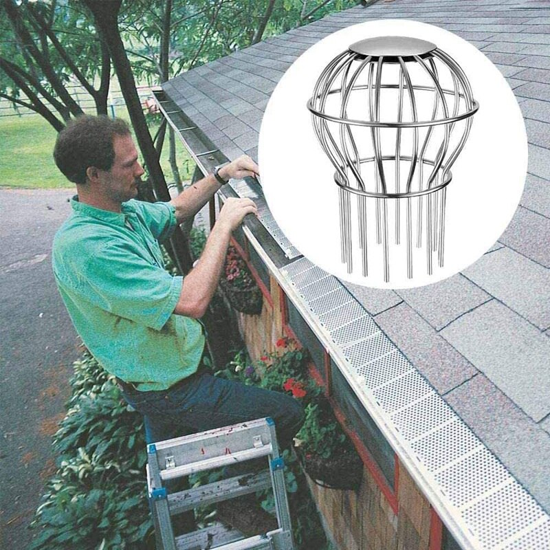 4 Stuks 2 Inch Gutter Guard Downspout Leaf Filter ... – Grandado