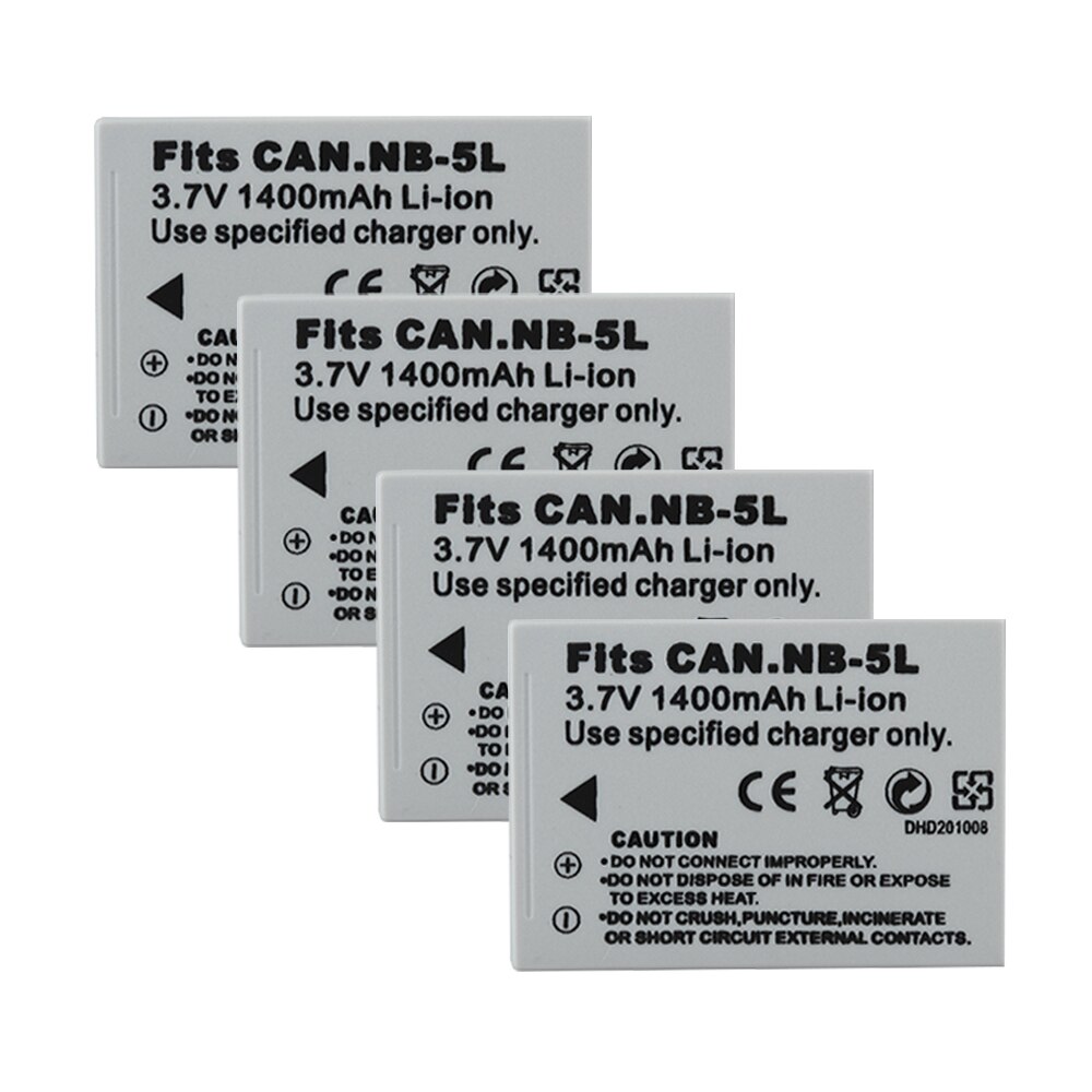 NB5L NB-5L Battery for Canon IXUS 800 IS 850 900 T... – Grandado