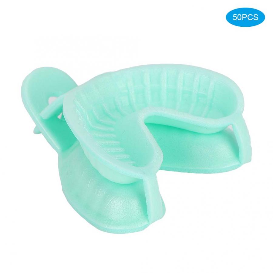 50Pcs/Set Disposable Fluoride Tray Dual Arch Trays... – Grandado