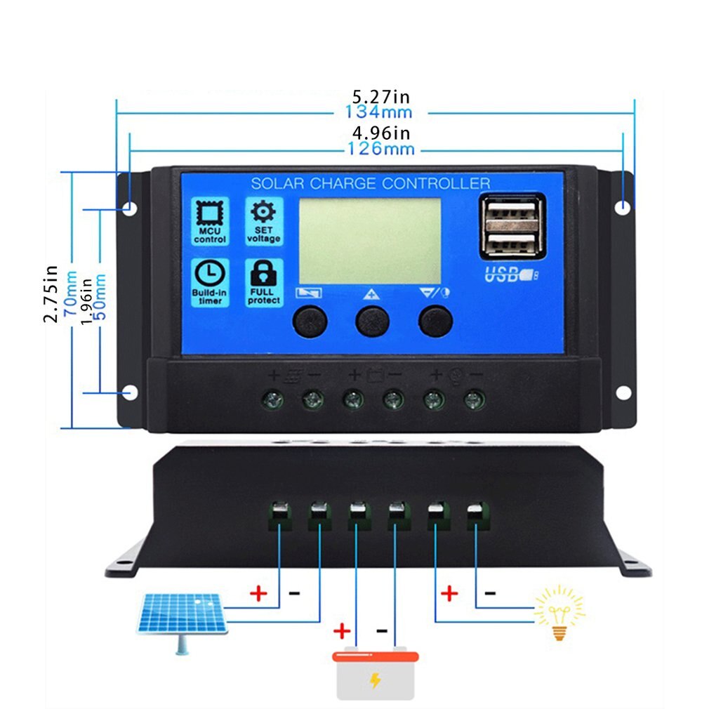 20w Solar Power Panel Sunpower Energy Photovoltaic... – Grandado