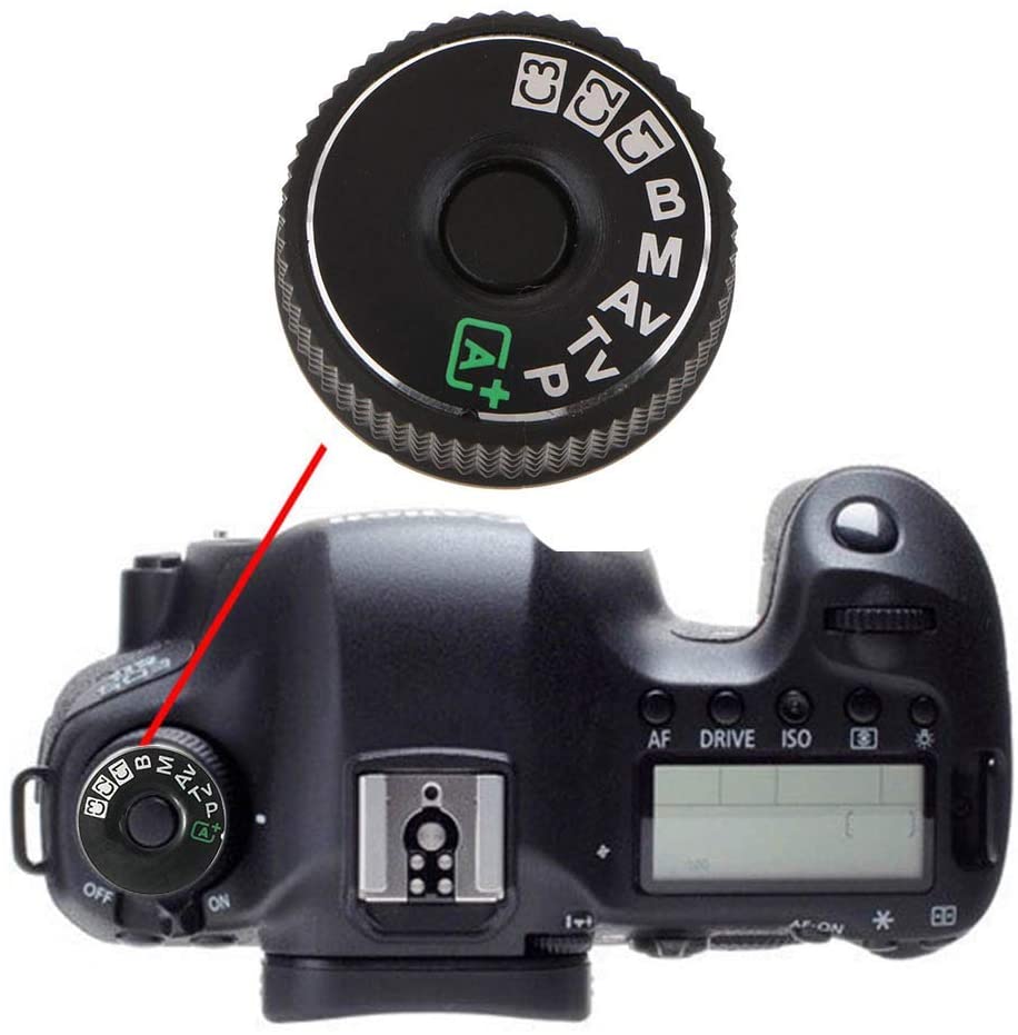 Original 6D Top cover button mode dial For Canon 5... – Grandado