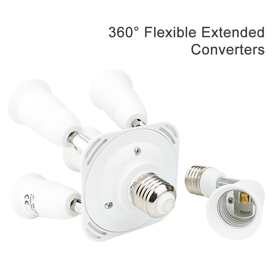 1/3/4/5 in 1 Licht Socket Splitter Bases E27 Adapt... – Grandado