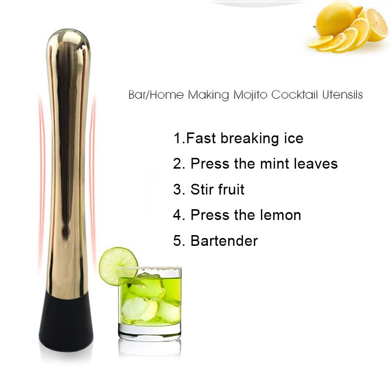 Stainless Steel Bar Cocktail Broken Popsicle Durab... – Grandado