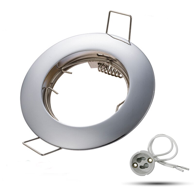 Round GU10 MR16 base socket Ceiling Fixed Downligh... – Vicedeal