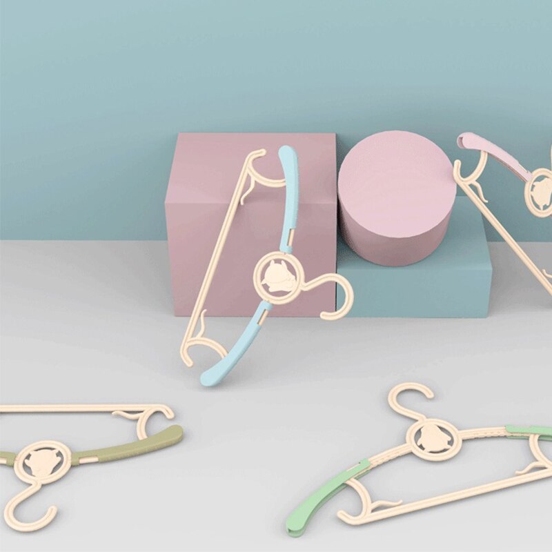 Plastic Clothing Cute Cartoon Hanger Adjustable Te... – Vicedeal