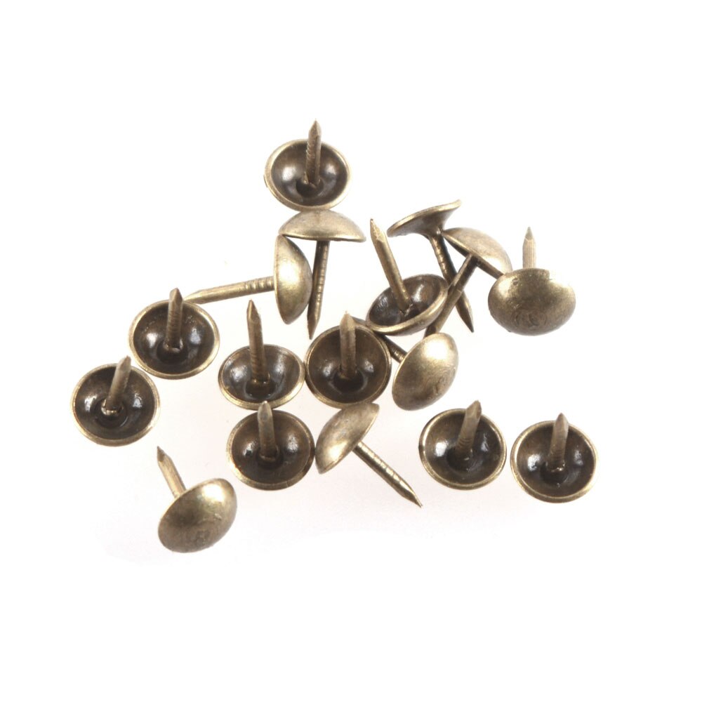 7 x 11mm bronzy antikke polstring søm stifter nitt... – Grandado