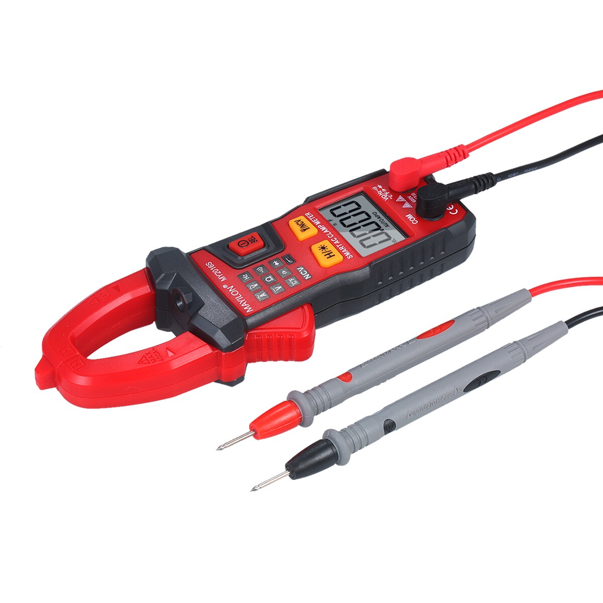 Digital AC Current Clamp Meter 6000 Counts Automat... – Grandado