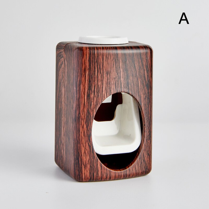 Wood Grain Wall-Mounted No-Punch Automatic Toothpa... – Grandado