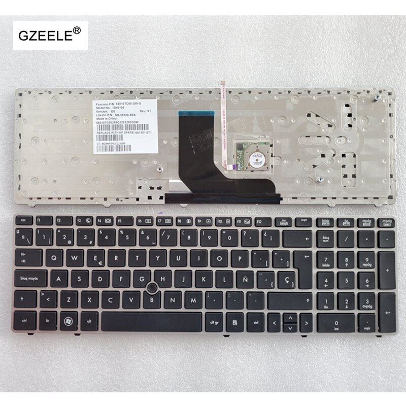 Toetsenbord Voor Hp Elitebook 8560P 8570P 8560B 65... – Vicedeal