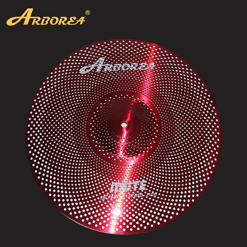 Arborea red Mute Cymbal 16" crash Cymbal for Drumm... – Grandado