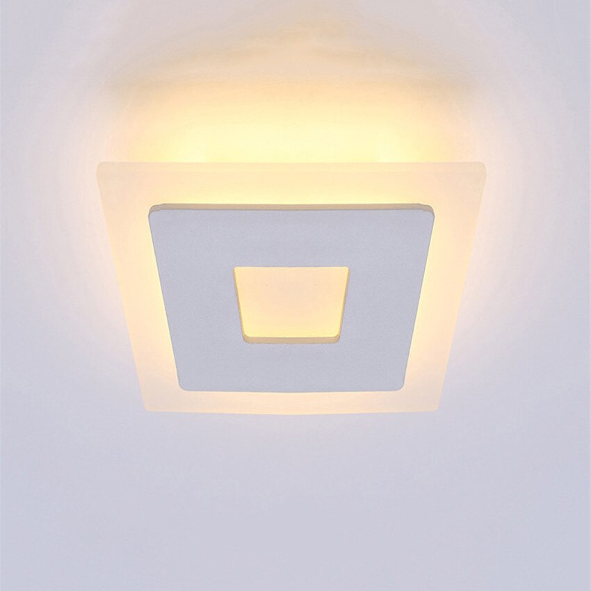 Moderne Acryl Aluminium Led Decken Lampe für Wohnz... – Vicedeal