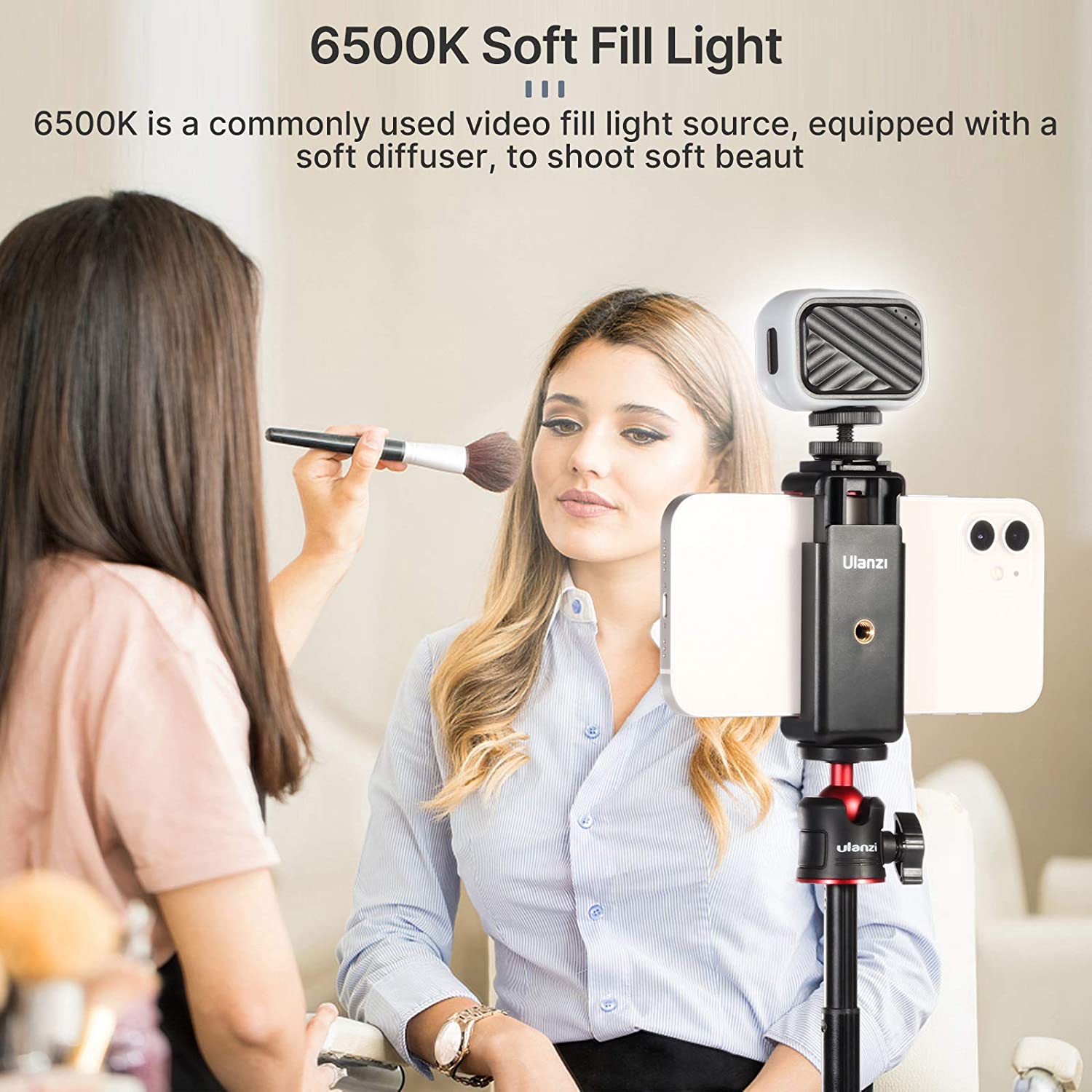 Vlogging light ulanzi vl28 led light for iphone m... – Grandado