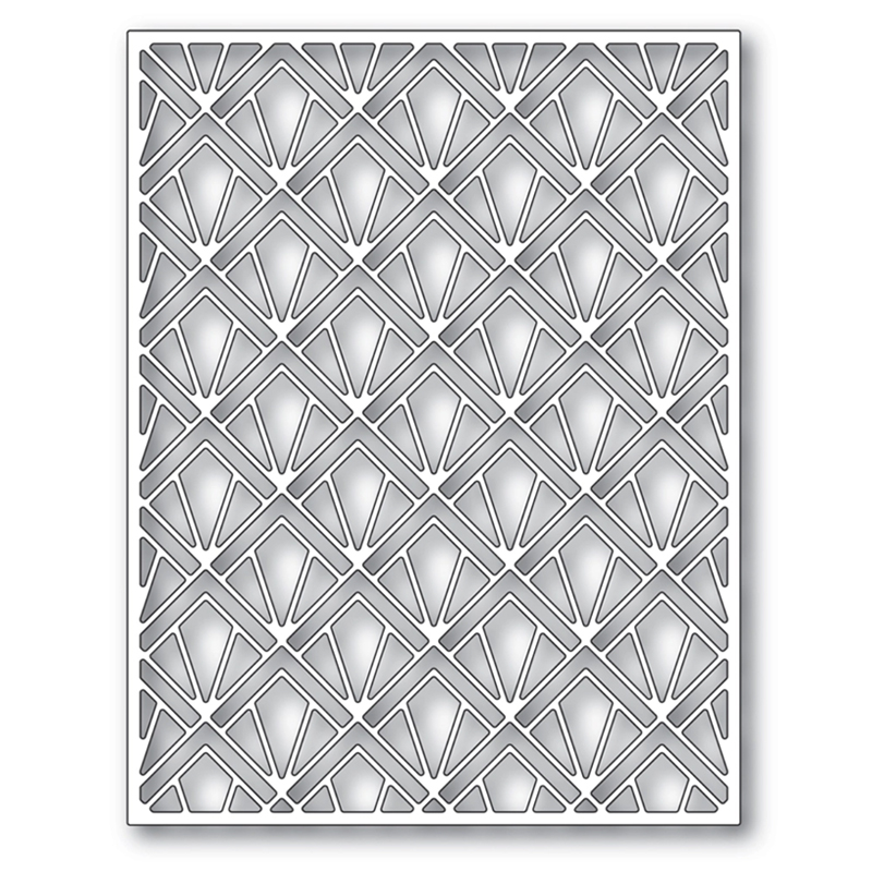 Rectangle Background Stripe Ornament Metal Cutting... – Grandado
