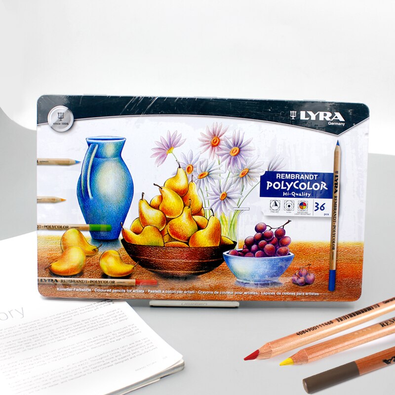 LYRA REMBRANDT POLYCOLOR Oily Colored Pencils 12/2... – Grandado