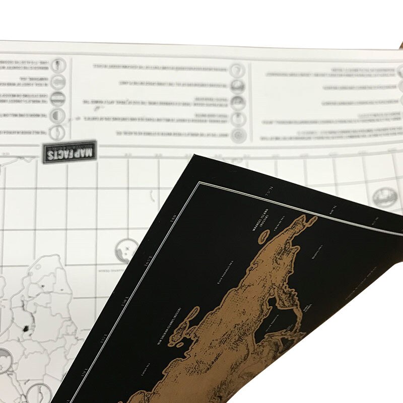 Erasable map Wall sticker decoration map 42 * 30cm... – Vicedeal