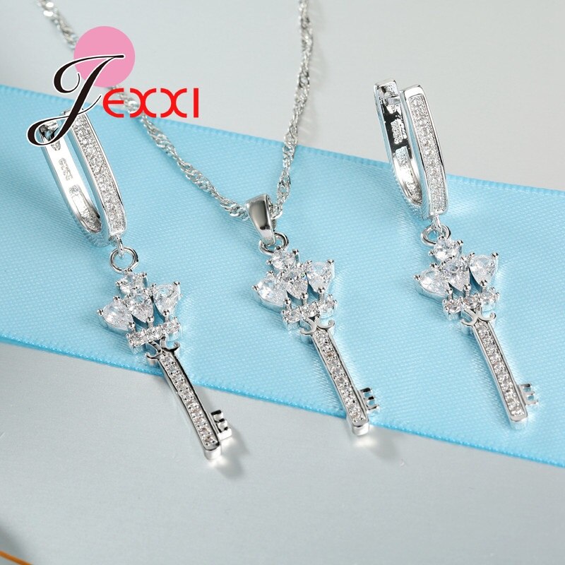 Grace Princess Cut Cz Sieraden Sets 925 Sterling Z... – Vicedeal