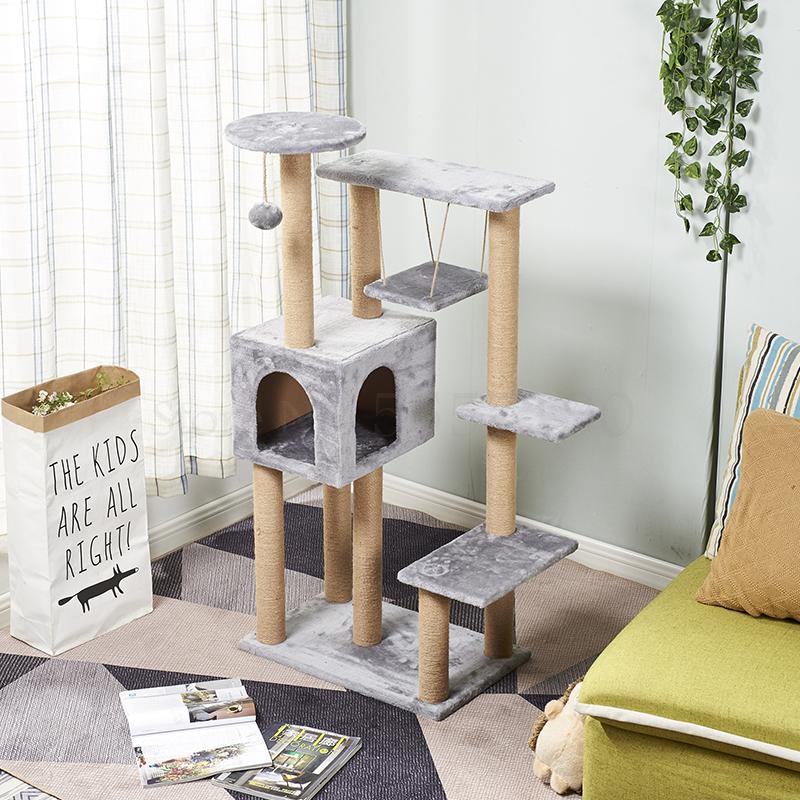 Cat climbing frame cat nest cat tree integrated sc... – Grandado