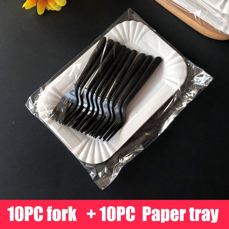 Disposable Cake Paper Plate Birthday Party Spoon P... – Grandado