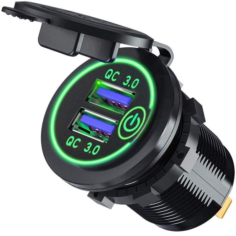 Quick Charge 3.0 Dual USB Car Charger 12V 36W USB ... – Grandado